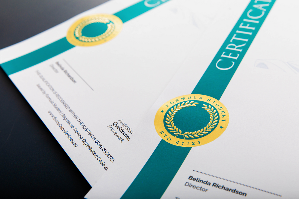 Certificates & Security Paper Printing – The Print Group Australia